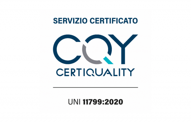 Mosaico certificata CQY UNI 11799:2020 - MosaicoGroup